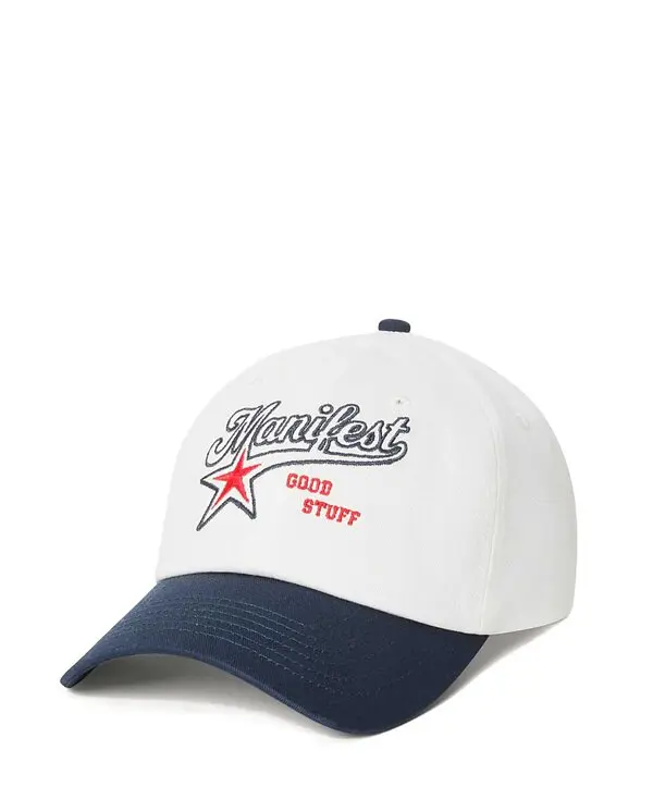 Junk Food Clothing Manifest Good Stuff Cap - White/navy