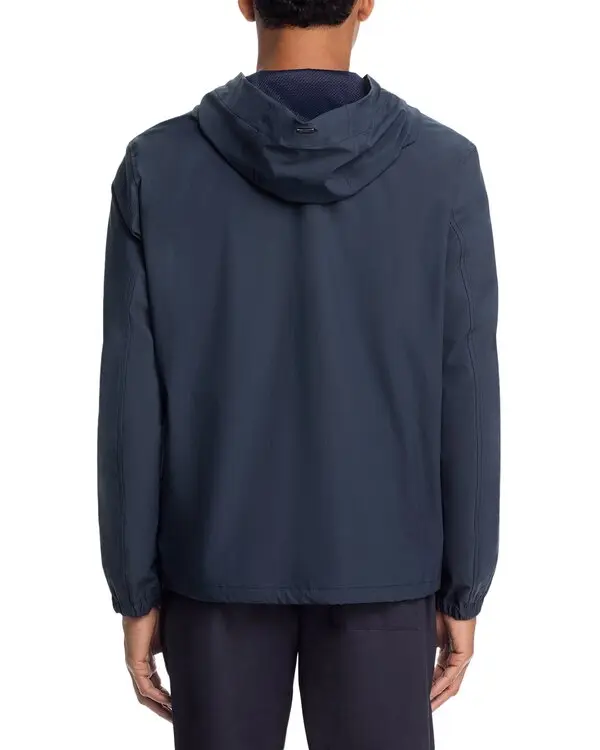 Herno Hooded Packable Bomber Jacket - Blue Navy