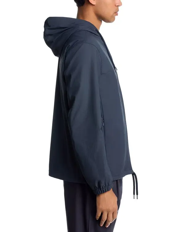 Herno Hooded Packable Bomber Jacket - Blue Navy