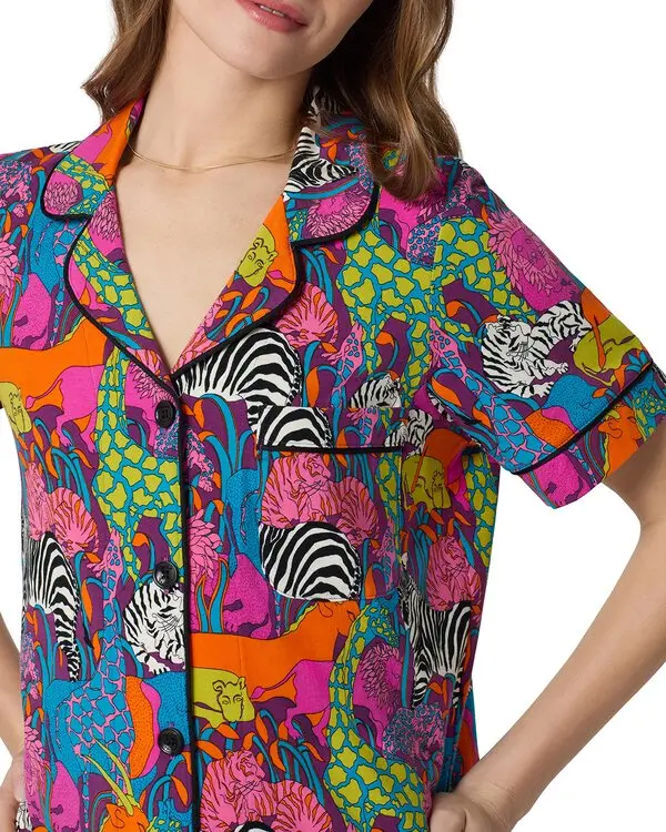 BEDHEAD PAJAMAS Shirt & Shorts Pajama Set Exclusive - Jungle