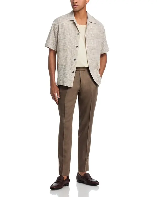 Theory Short Sleeve Button Up Shirt - Morel Multi