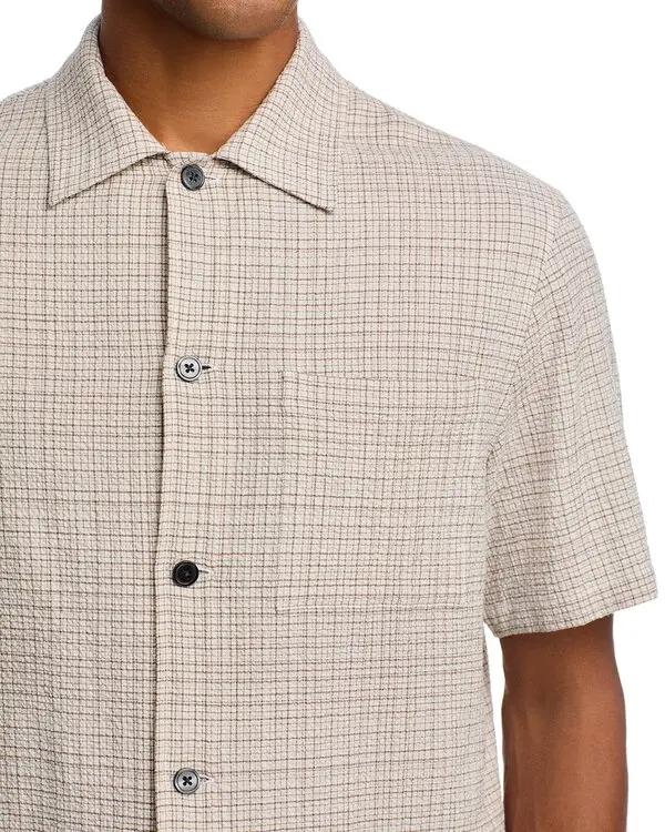 Theory Short Sleeve Button Up Shirt - Morel Multi