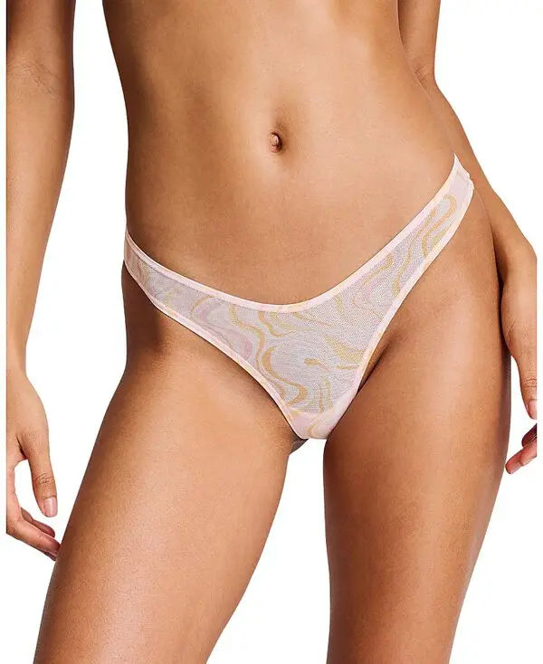 NEGATIVE Sieve Dipped Thong - Shell Swirl