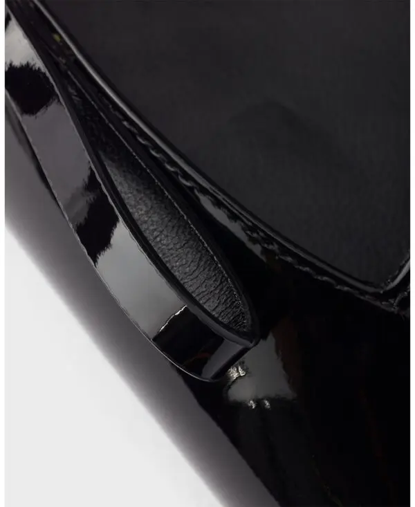 Prada Patent Leather Slingback Pumps - Black