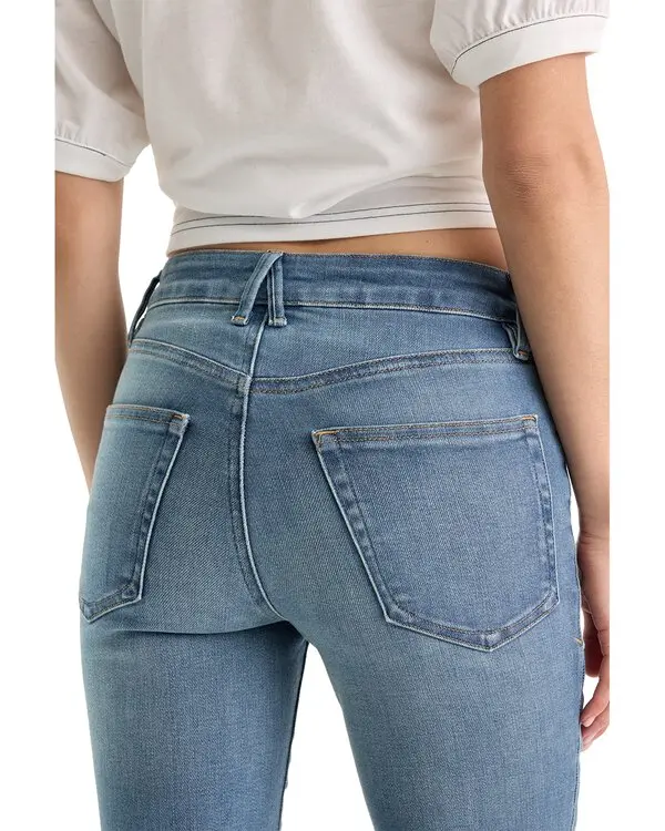 Good American Good Legs Soft Touch Mid Rise Flare Jeans