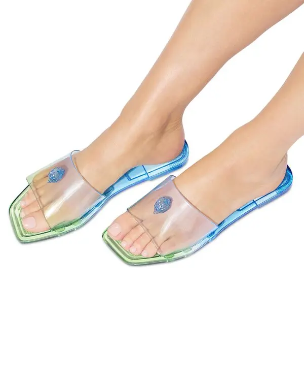 Kurt Geiger Maddison Slides - Open Blue