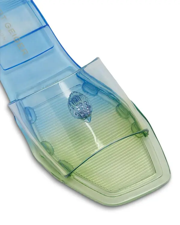 Kurt Geiger Maddison Slides - Open Blue