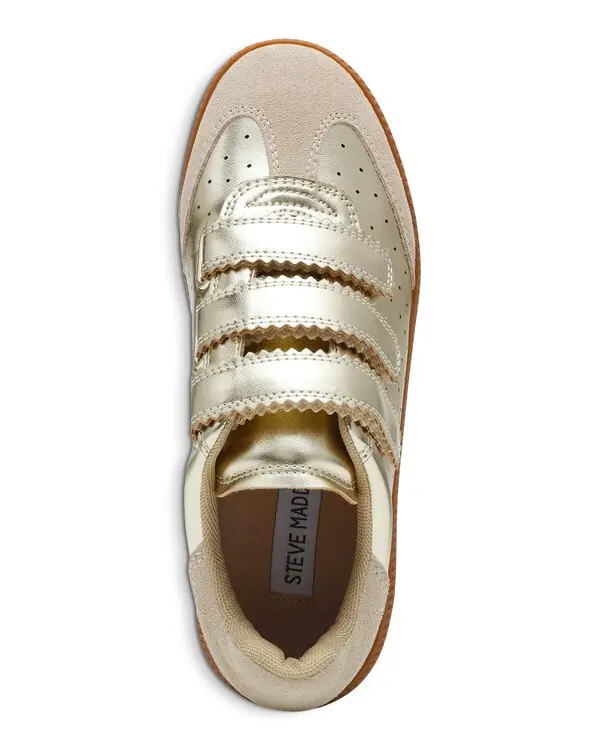 Steve Madden Momentum Sneakers - Gold