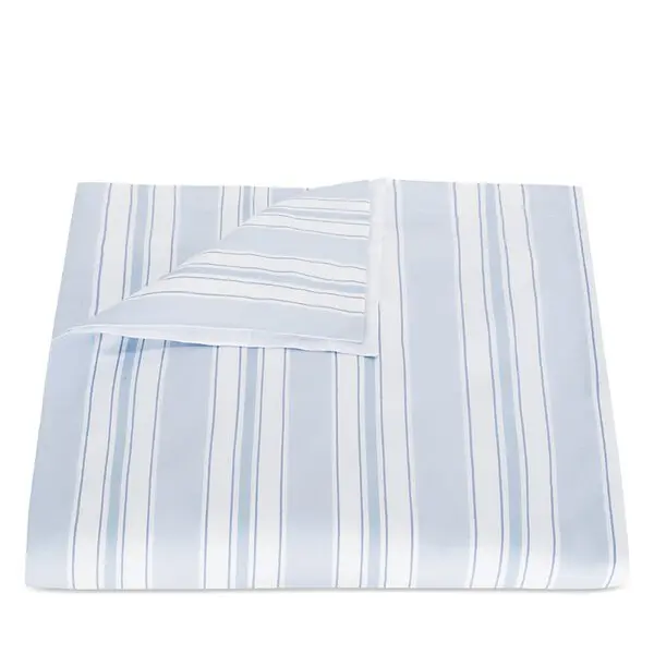 MATOUK Elio Striped Duvet Cover, Full/queen - Blue