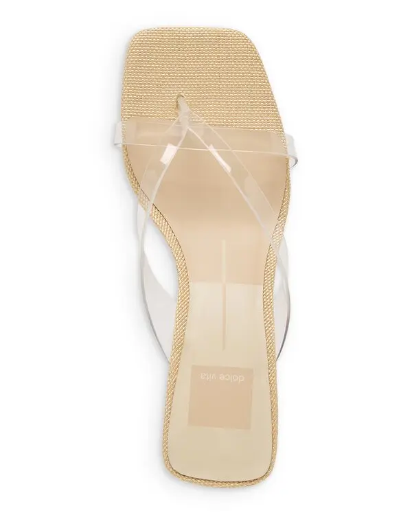 Dolce Vita Brevel Vinyl Sandals - Crystal Jelly