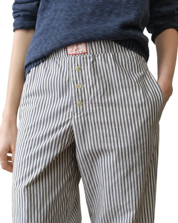 Marine Layer Boxer Pants - Blue Stripe