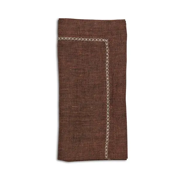 KIM SEYBERT Classic Napkin - Brown