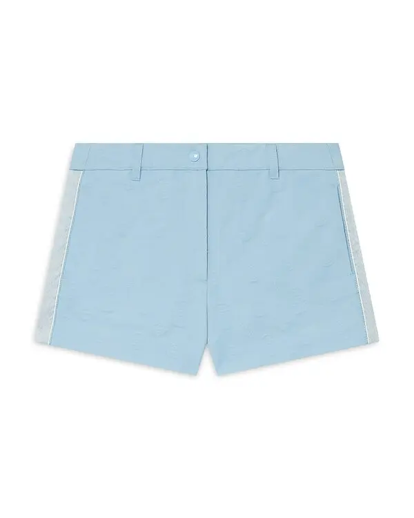 Casablanca Monogram Mini Shorts - Blue Monogram