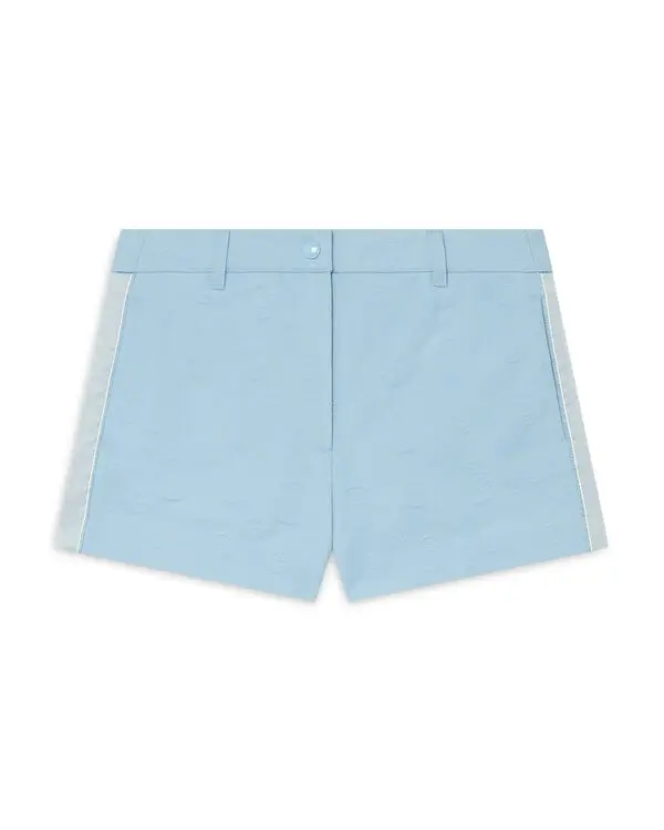 Casablanca Monogram Mini Shorts - Blue Monogram