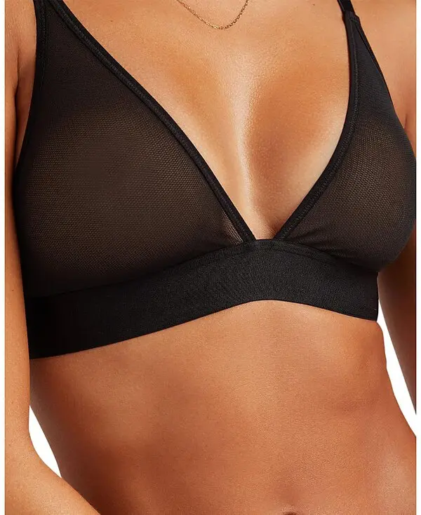 NEGATIVE Sieve Triangle Bra - Black