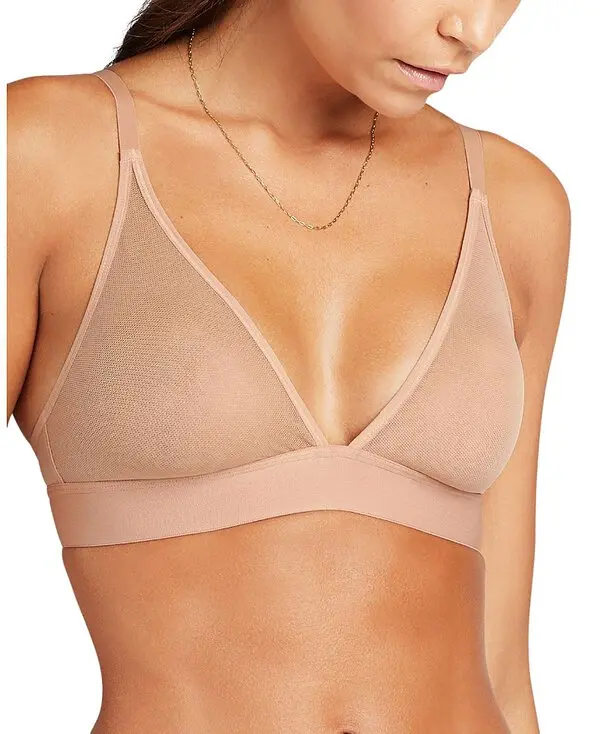 NEGATIVE Sieve Triangle Bra - Buff
