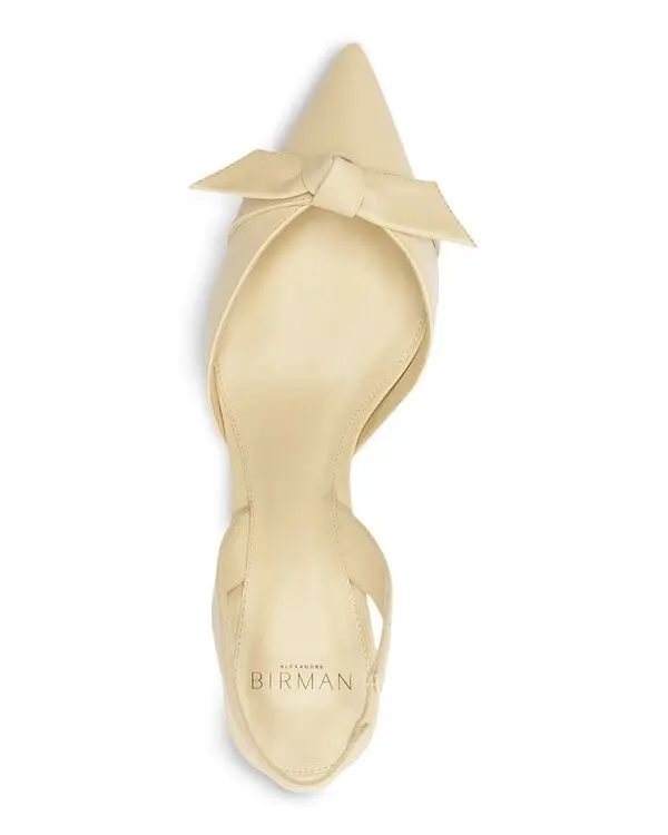 ALEXANDRE BIRMAN Clarita Pointed Slingback Pumps