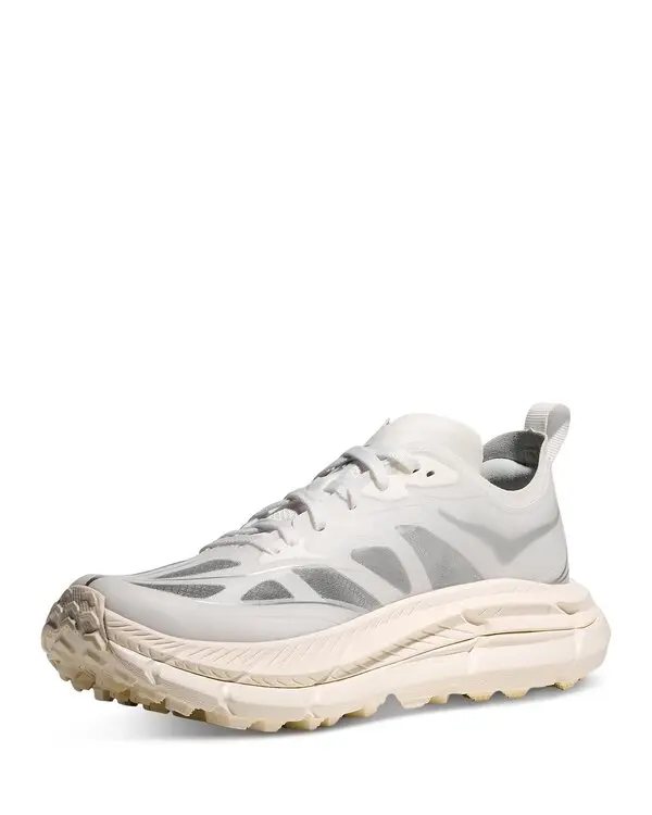 HOKA® Mafate Speed 4 Lite Running Sneakers - Frost/cosmic Grey