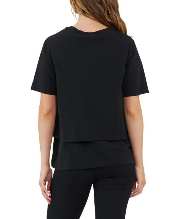 RIPE MATERNITY Claud Nursing Tee - Black