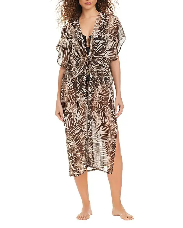 BEYOND CONTROL Long Dress Swim Cover-up - Multi