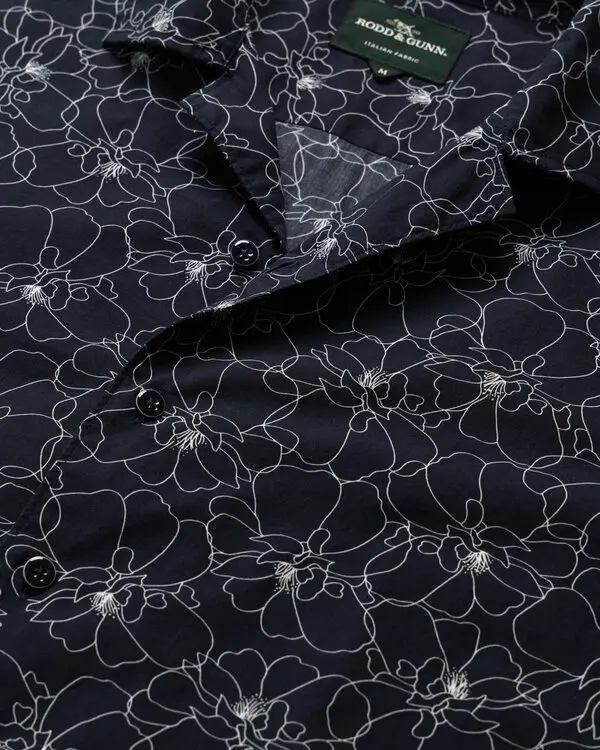 Rodd & Gunn Crater Valley Printed Short Sleeve Shirt