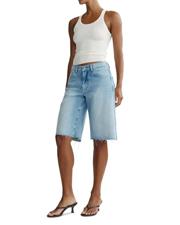 DL1961 Relaxed Fit Denim Bermuda Shorts - Bayside