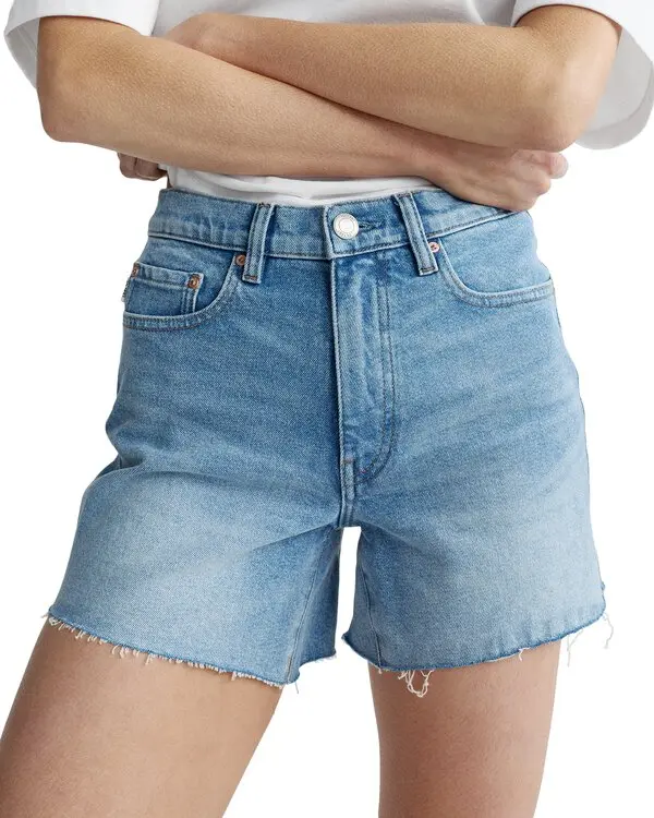 DL1961 Zoie Short High Rise Denim Shorts - Cruise