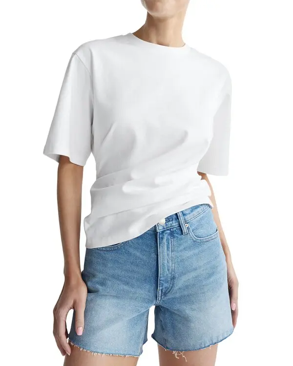 DL1961 Zoie Short High Rise Denim Shorts - Cruise