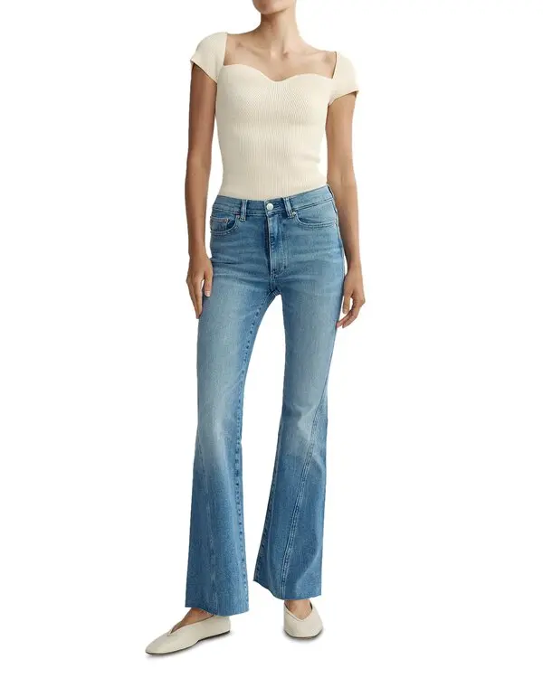 DL1961 Bridget High-rise Bootcut Jeans - Spring Creek