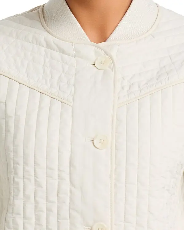 Rag & Bone Margot Quilted Jacket - Plaid Tan