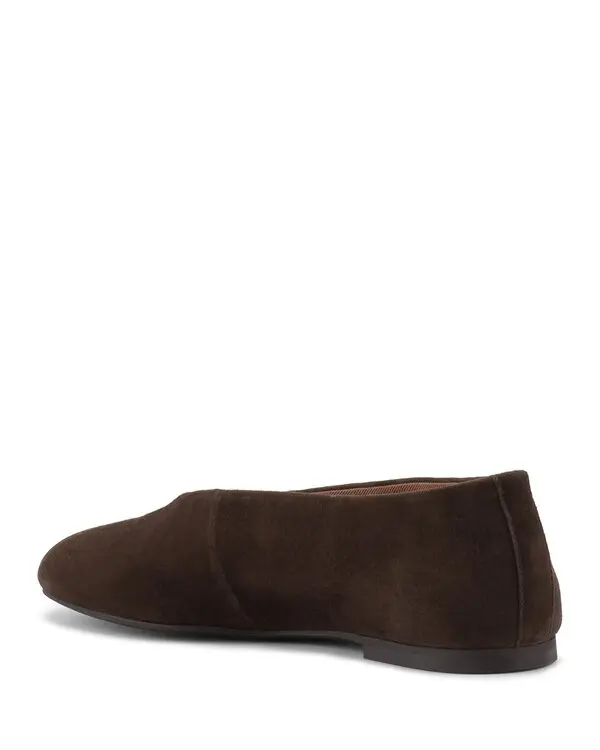 VAGABOND SHOEMAKERS Aleya Leather Ballet Flats - Coffee