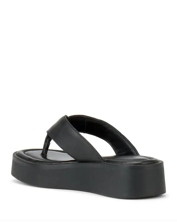 VAGABOND SHOEMAKERS Danya Leather Thong Sandals - Black/black