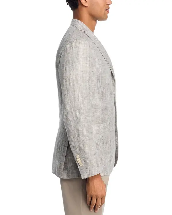 Boglioli Linen Plaid Slim Fit K Jacket