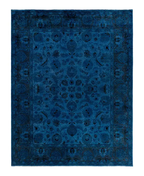 Bloomingdale'S Vibrance M1369 Area Rug, 8'1 X 10'4 - Blue