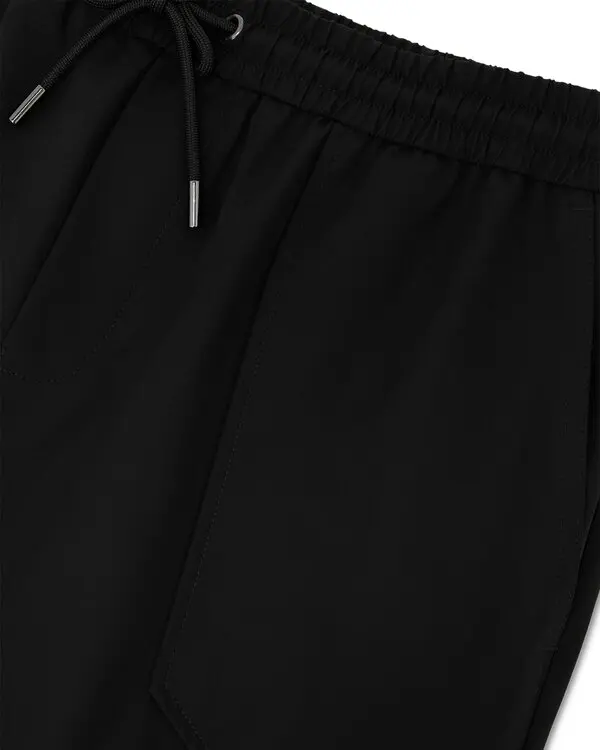 REISS Ascend Cargo Cuffed Trousers - Black