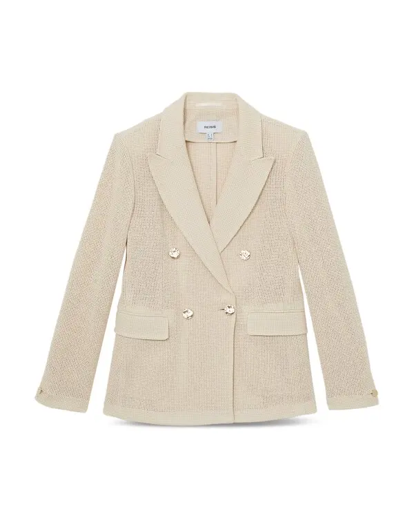 REISS Fiore Double Breasted Suit Jacket