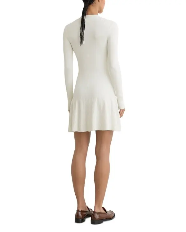 REISS Lavelle Ribbed Knit Mini Dress