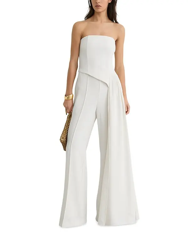 REISS Leah Jumpsuit - Ivory