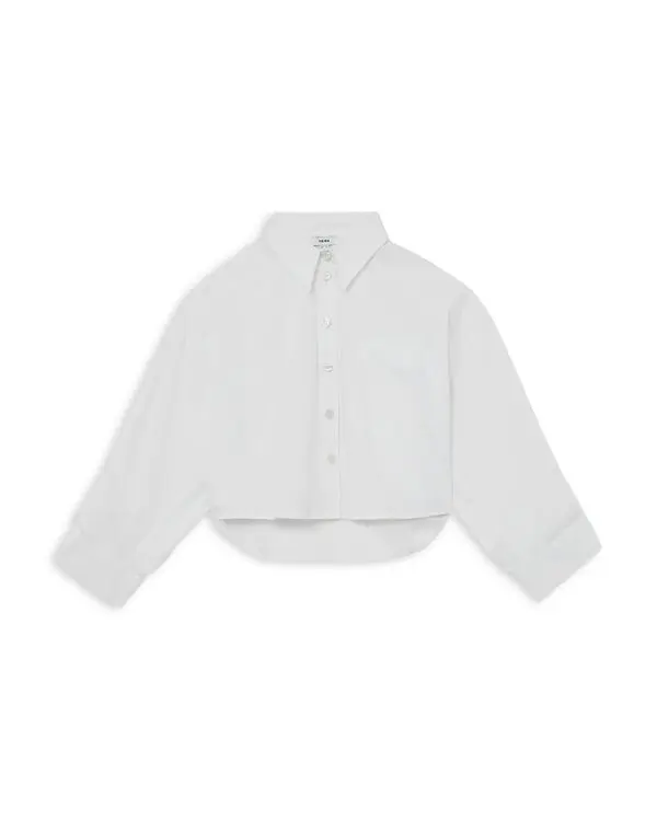 REISS Solenge Cropped Shirt