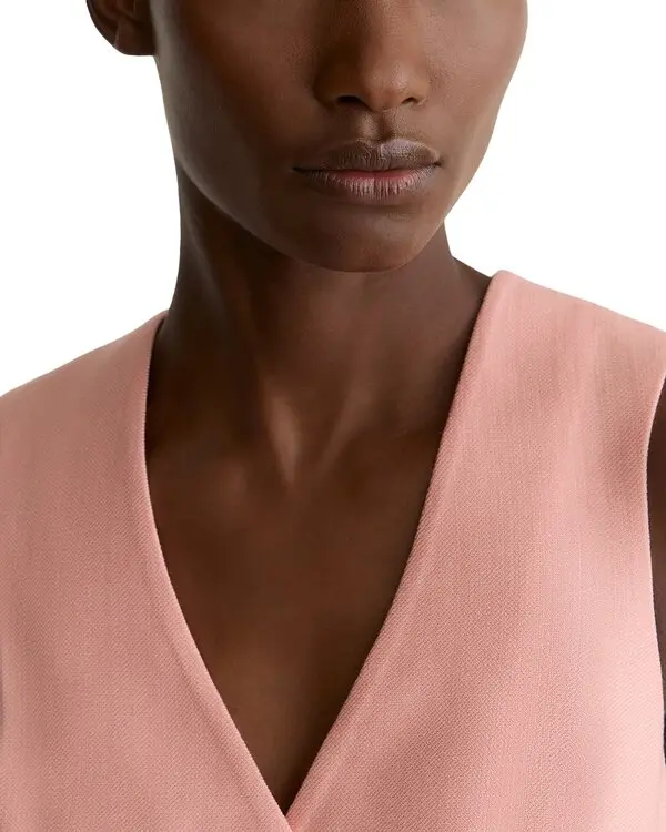 REISS Magda Waistcoat - Pink