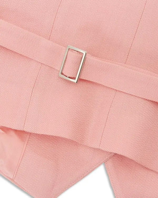REISS Magda Waistcoat - Pink