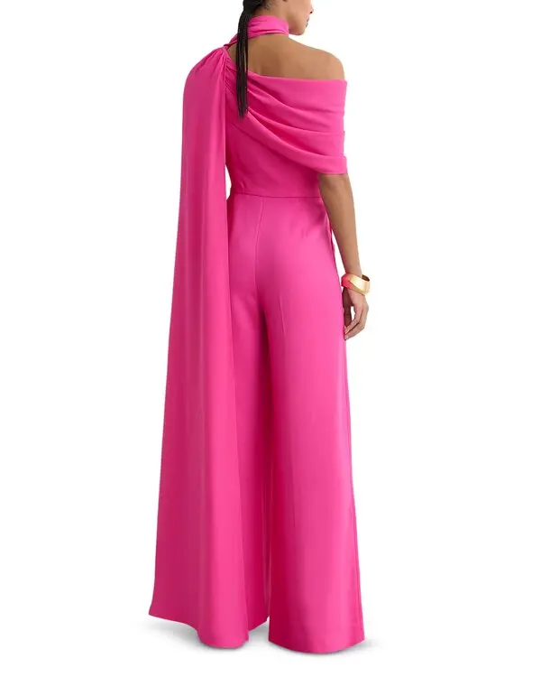 REISS Carrie Draped Asymmetric Jumpsuit