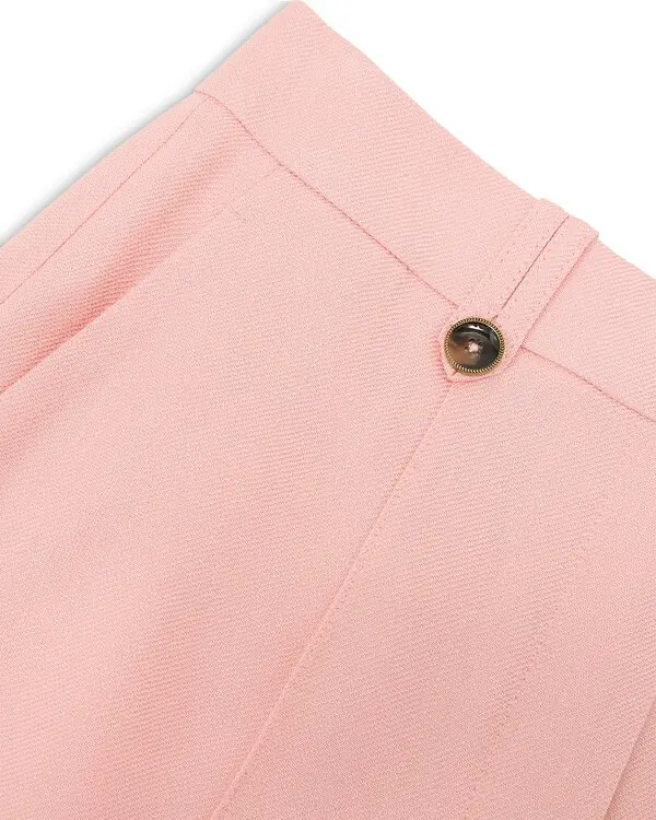 REISS Magda Tailored Wide-leg Trousers - Pink