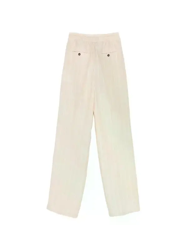 Kiton Striped Drawstring Trousers