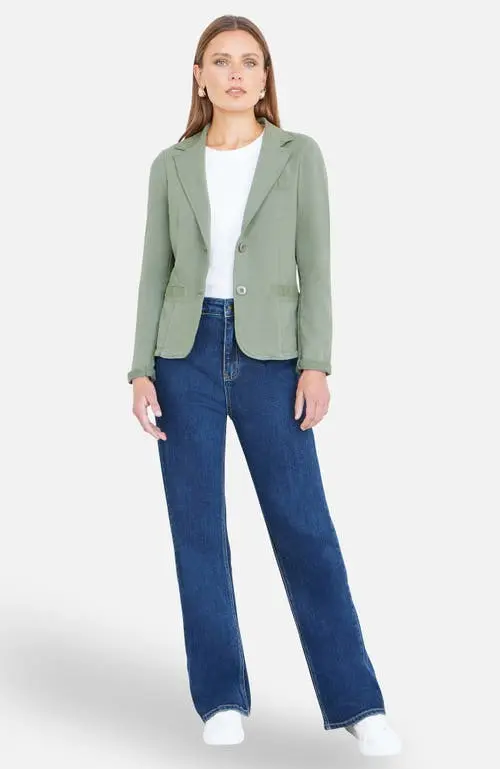 YUMI Stretch Cotton Blazer
