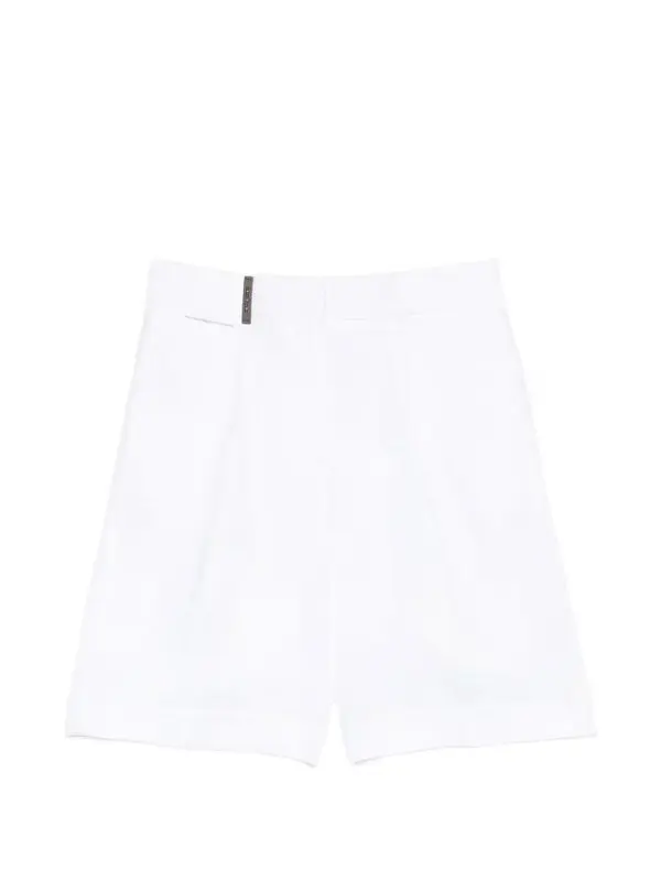 Peserico Pleated Shorts - White