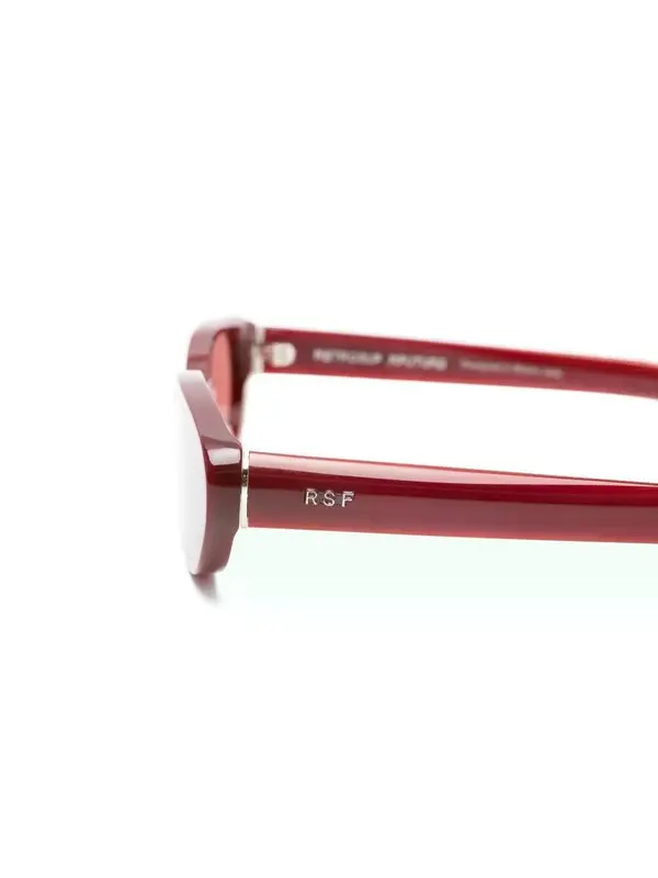 RETROSUPERFUTURE Vega Oval-frame Sunglasses - Red