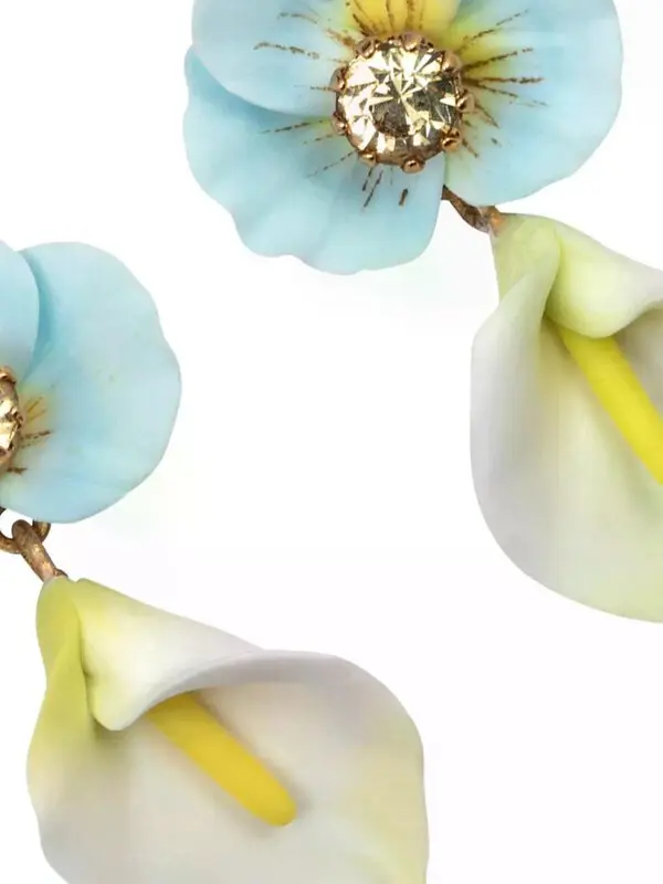 JENNIFER BEHR Vera Floral-motif Earrings - Gold