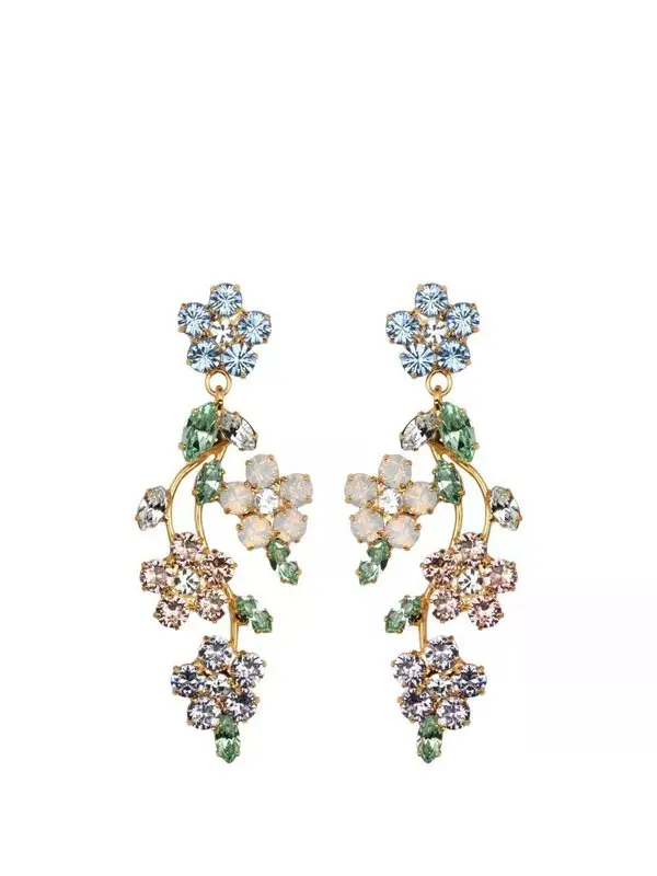 JENNIFER BEHR Adeline Floral-motif Earrings - Gold