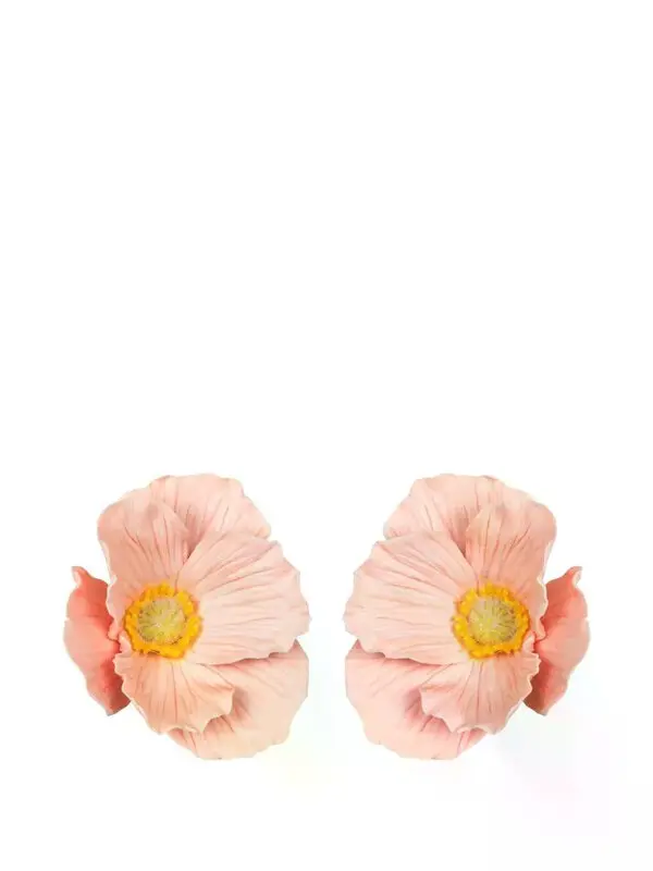 JENNIFER BEHR Demetria Flower-shaped Earrings - Pink